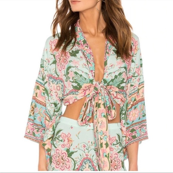 Spell | Tops | Spell The Gypsy Collective Lotus Kimono Wrap Top | Poshmark
